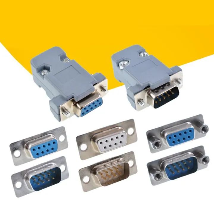 COM Plug Connectors RS232 Serial DB9 D-sub Connectors Plug 485 COM Port ...