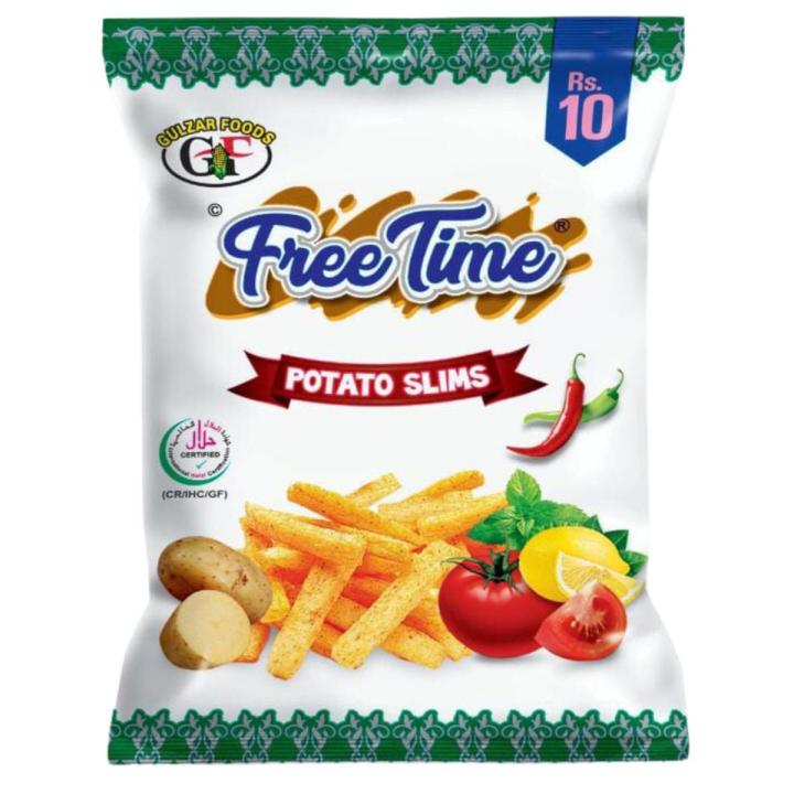 Snacks Free Time Potato Slims Pack 1 x 12 Pouches ODMGF011 Small Pack ...