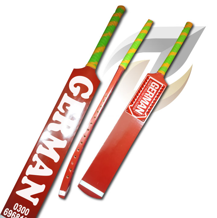 German Cricket Tape Ball Bat high quality and New Stickers/German ...