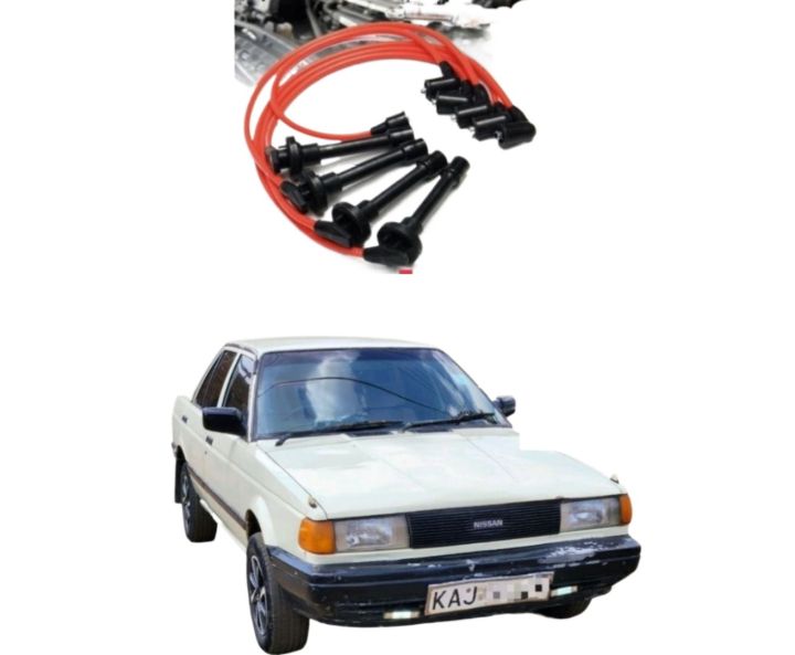 Nissan B12 plug wire ( set ) spark plugs wire | Daraz.pk