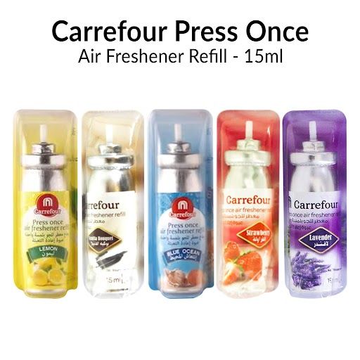 WBM Carrefour Press Once Air Freshener 5 Refills - 15ml (Vanilla ...