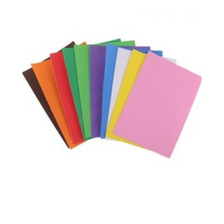 Pack Of 12 - Fomic Sheets A4 Size For Art Work - Multicolor | Daraz.pk