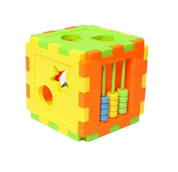 Kids Shape Cube Intellectual Building Blocks Box | Educational Toy for ...