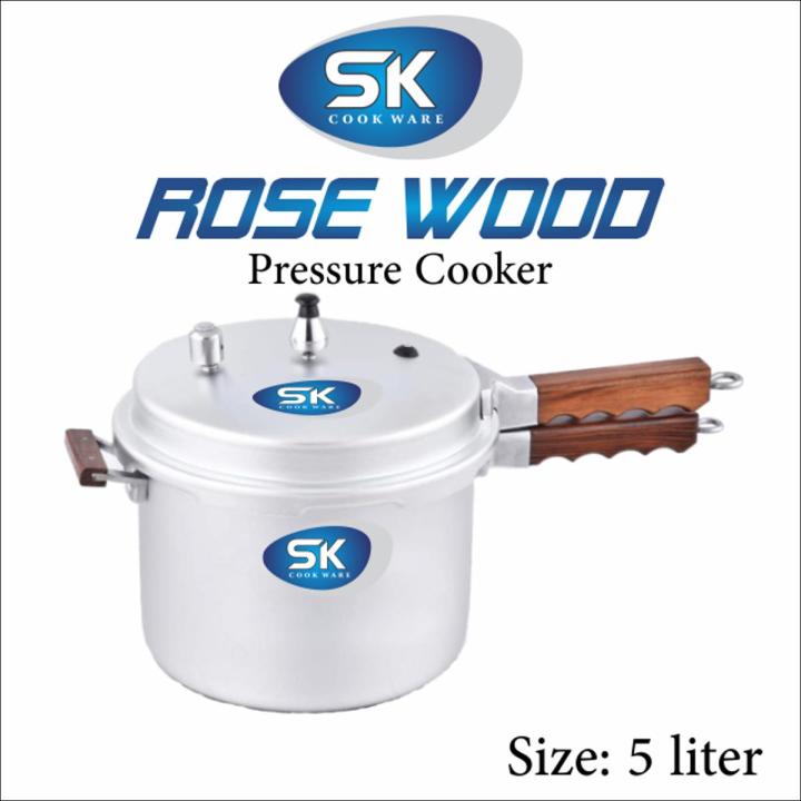 Pressure Cooker Rose SK Wood with wooden handle cooker high quality 5 ...