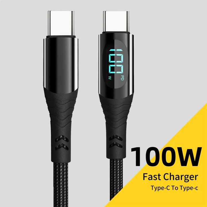 Fast Charging- Ready Stock+COD 100W USB Type C to Type C Cable 5A PD ...