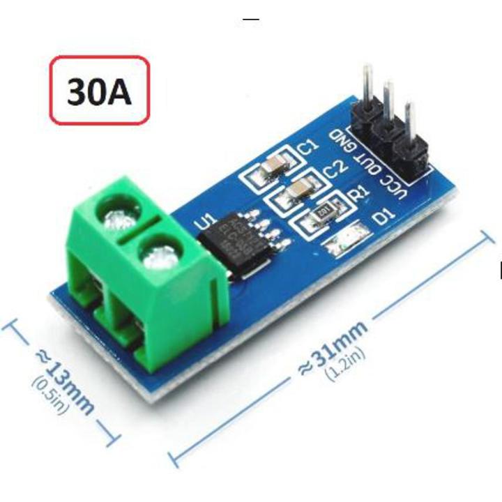 ACS712 30Amp AC DC hall affect current sensor module for Arduino ...