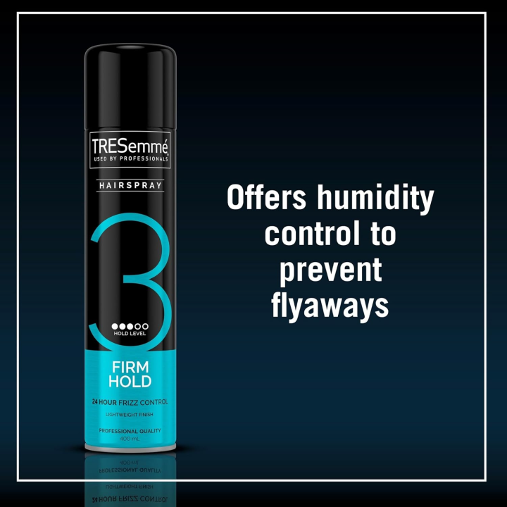 TRESemmé Firm Hold Hairspray 24-hour frizz control for a lightweight ...