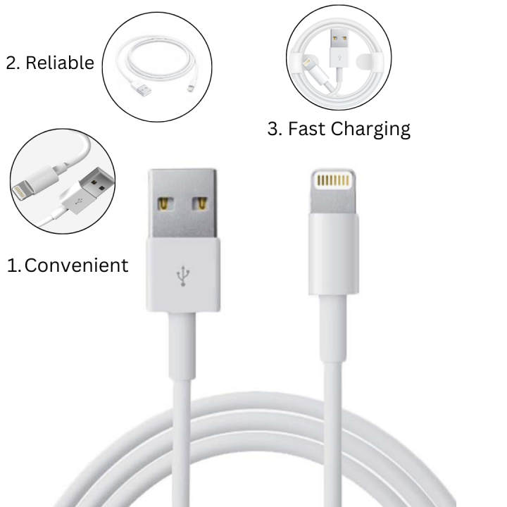 USB to 8-Pin Connector Charging Cable | Data Syncing and Charging Cable ...