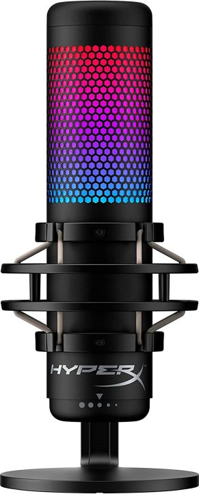 HyperX QuadCast S – RGB USB Microphone for PC, PS4, PS5 and Mac, Anti ...