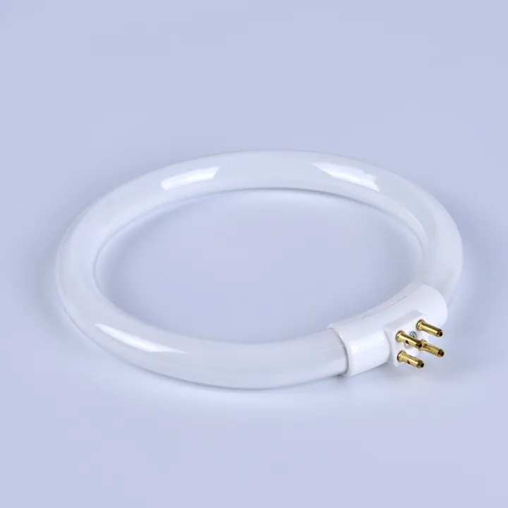 11W T4 Round Annular Tubes Lamps Bulb Fluorescent Ring Lamp Tube With 4 ...