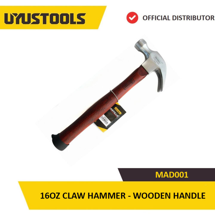Heavy Duty Wooden Handle Claw Hammer With Heat Treated Polished Hammer ...