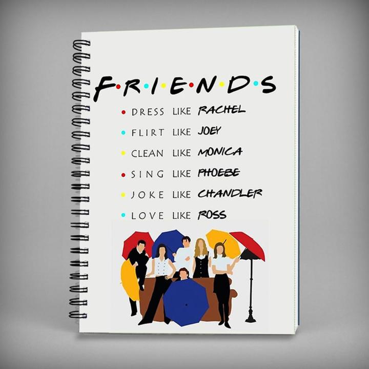 Friends Spiral Notebook - 7517 | Daraz.pk