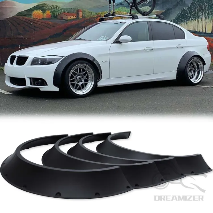 Over Fender/Fender Flares Matte Black Big | Daraz.pk