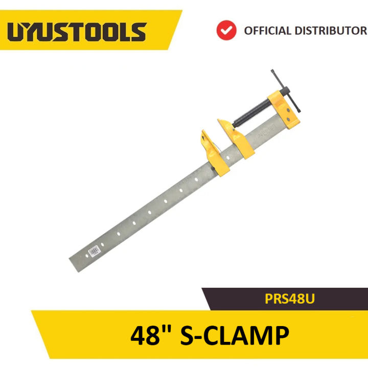 48" S-CLAMP Heavy Duty QT450 Steel Clamp Max Load 750 kg Industrial ...
