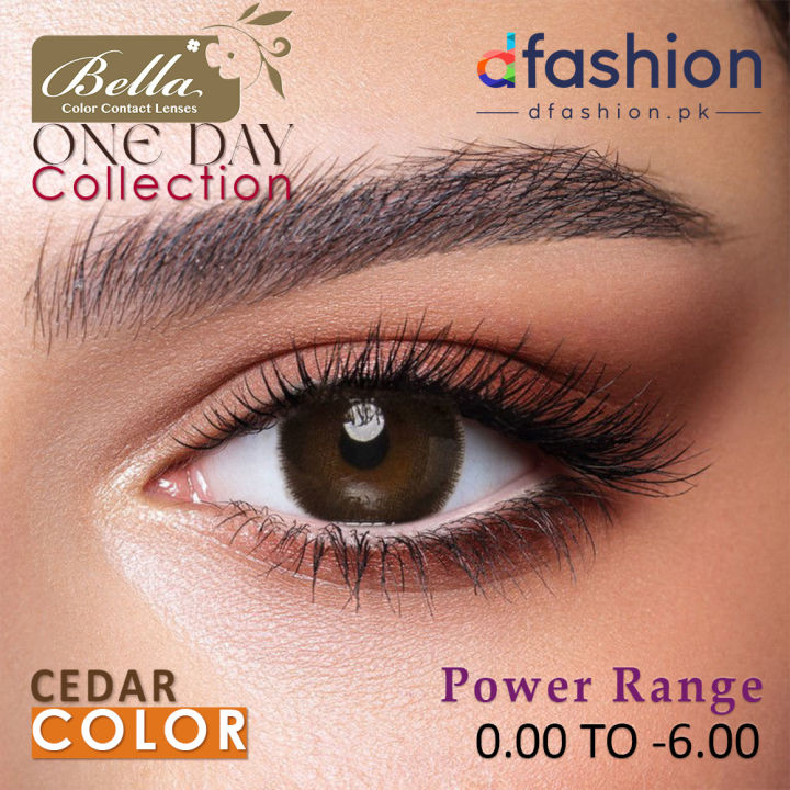 Bella Contact Lenses - One Day Collection - CEDAR - Available with Zero ...