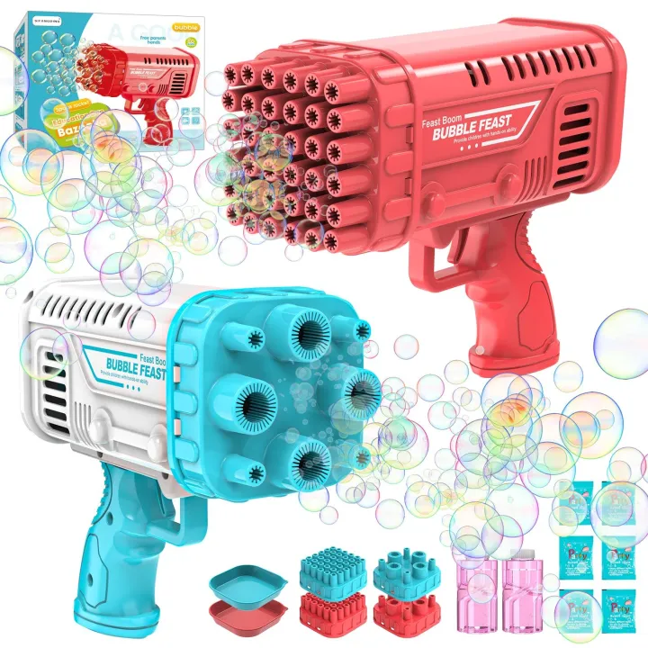 Petrella Bubble Gun Bazooka Bubble Machine Gun Bubbles for Kids TIK Tok ...