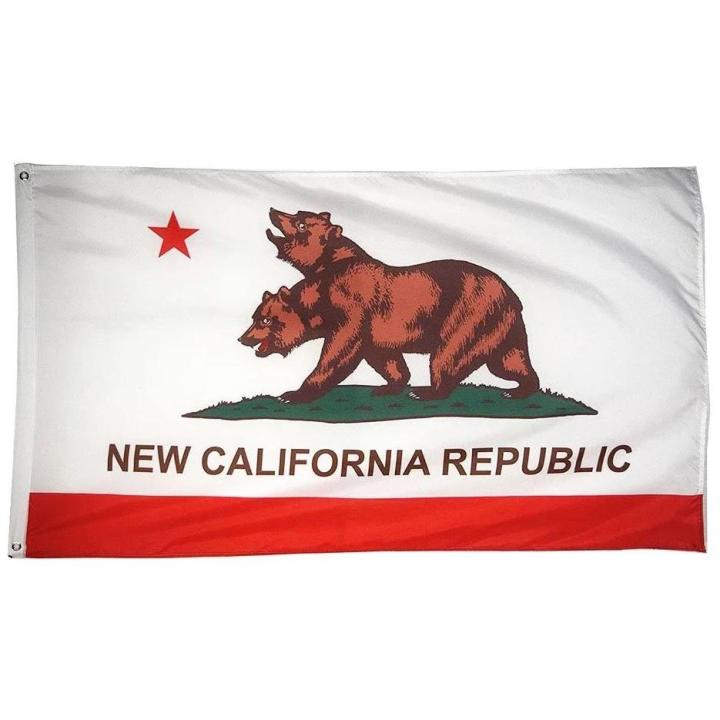 90x150cm New California Republic NCR Bear California Flag 3x5ft ...