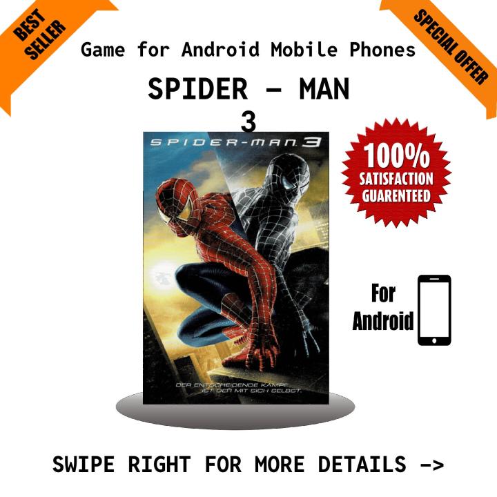 SPIDER – MAN 3 - GAME FOR ANDROID/MOBILE (GOOGLE DRIVE/ MEDIAFIRE) - QR ...
