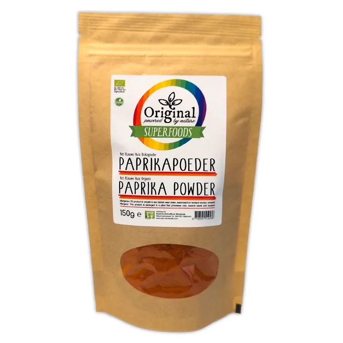 Original Superfoods Organic Red Pepper Powder (Paprika) 150 Grams ...