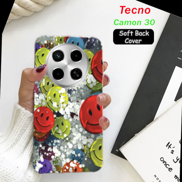 Tecno Camon 30 Back Cover - Smile Soft Case | Daraz.pk
