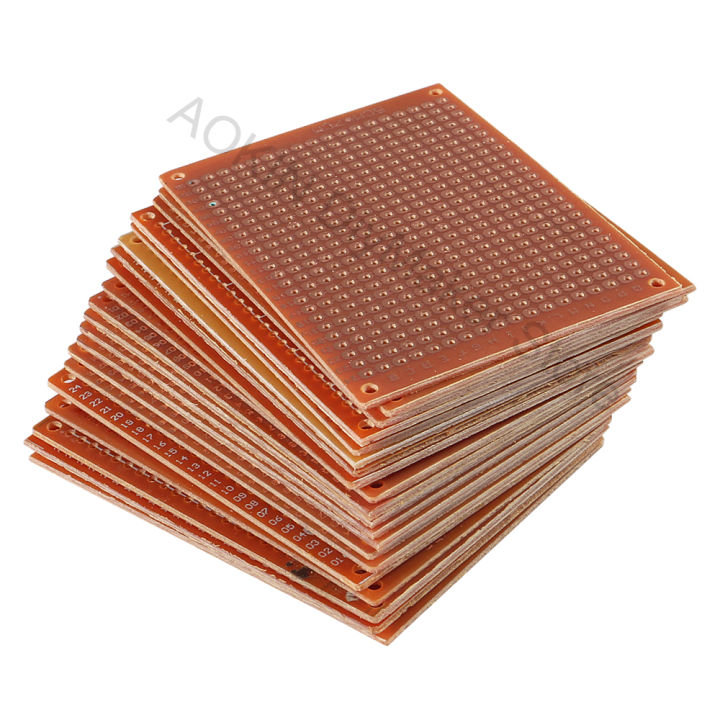 Copper Perfboard 20 Pcs Paper Composite Boards 5 Cm X 7 Cm Breadboard ...