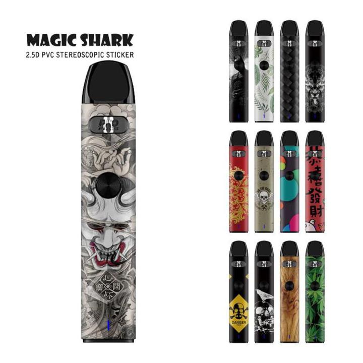 100% New Anime Cat Cartoon Leaf Case Sticker for Caliburn A2 Film Skin ...