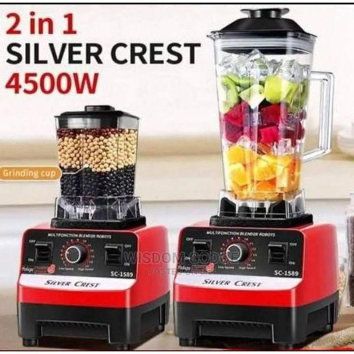 SC-1589 Silver Crest Heavy Duty Blender 2 in 1 Power full copper motor ...