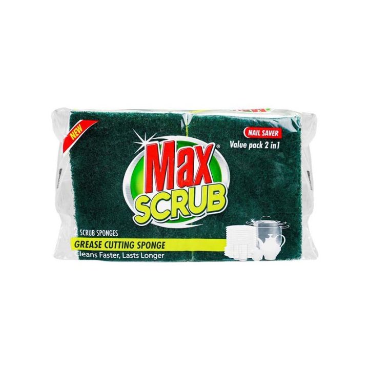 Max Scrub Ns Sponge (Multi - 2In 1) | Daraz.pk