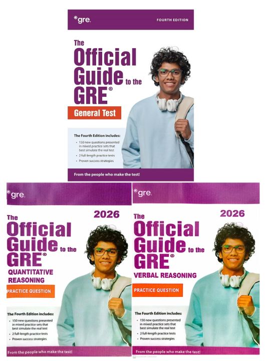 GRE The Official Guide Bundle Books - General Test + Quantitiative ...