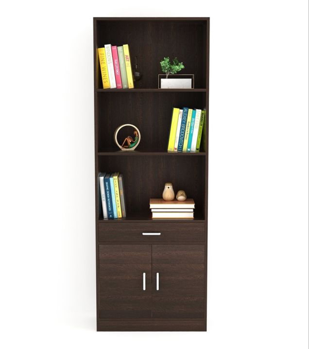 Eccentric Storage Rack | Book shelves With 3-Tiers, 1-Drawer and 1 ...