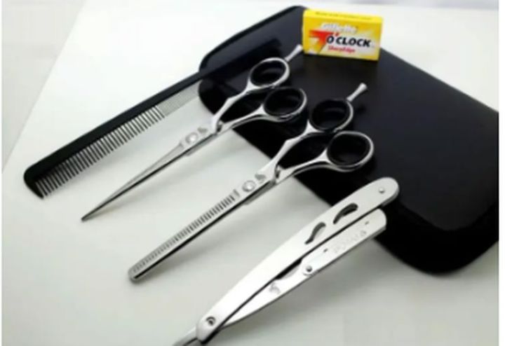 4 Pcs Barber kit Set Barber kit Professional Personal Hair Cutting Kit ...