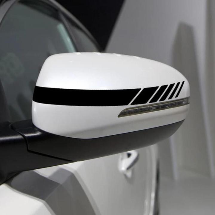 2Pcs/Lot Car Styling Stickers Auto SUV Vinyl Graphic Car Rearview ...