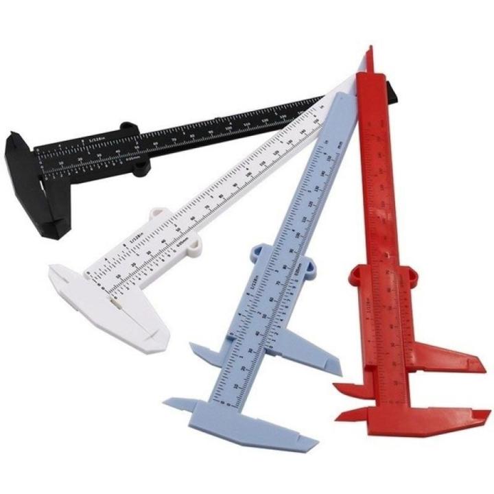 High quality 1pcs 0-150mm double rule scale plastic Vernier caliper ...