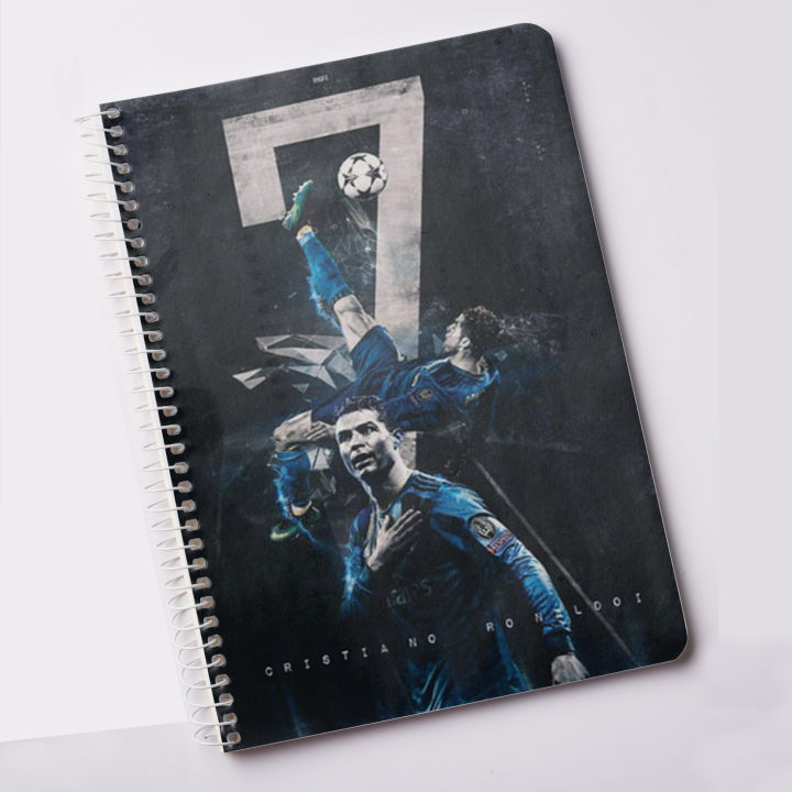 Ronaldo Spiral Notebook CR7 For Boys and Girls Football Fans at ...