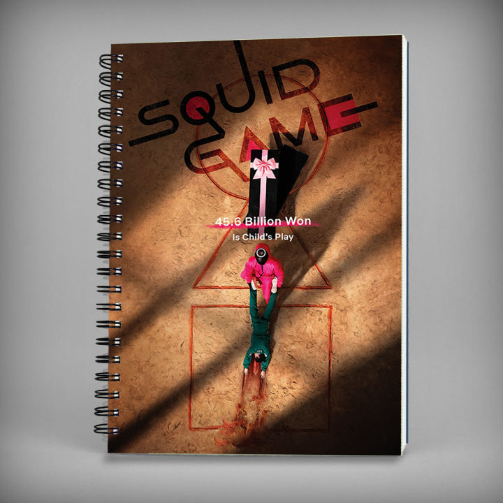 Squid Game 45.6 Billion Won Spiral Notebook - 7558 | Daraz.pk