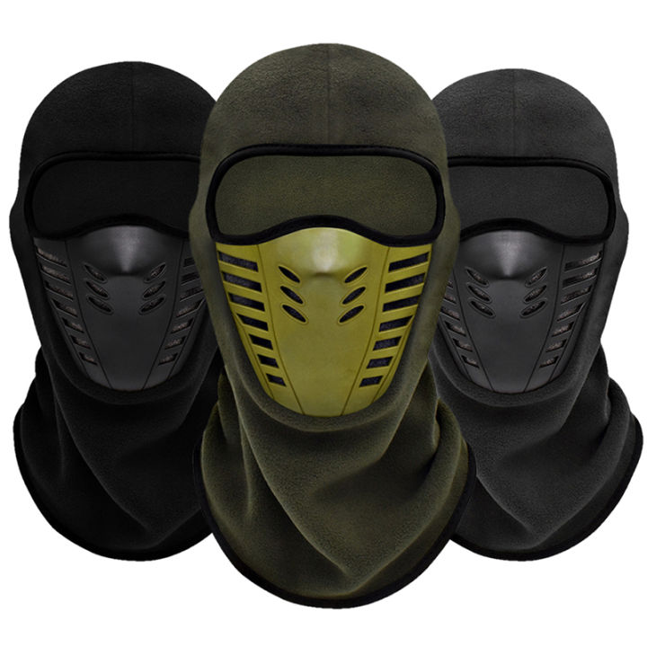 Motorcycle Mask Fleece Thermal Face Mask Keep Warm Moto Riding ...