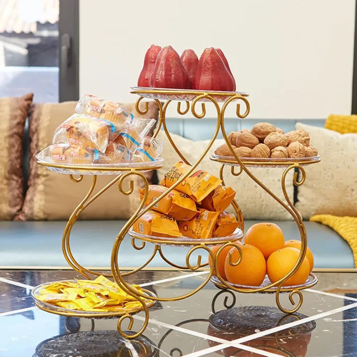 Fruit Plate Snack Cake Dessert Display Stand | Heavy Material with ...