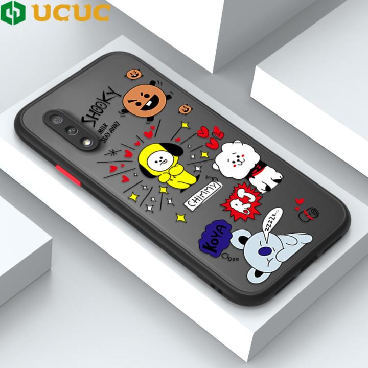 UCUC for Samsung Galaxy A01 Back Cover Hip Hop BTS Frosted Transparent ...