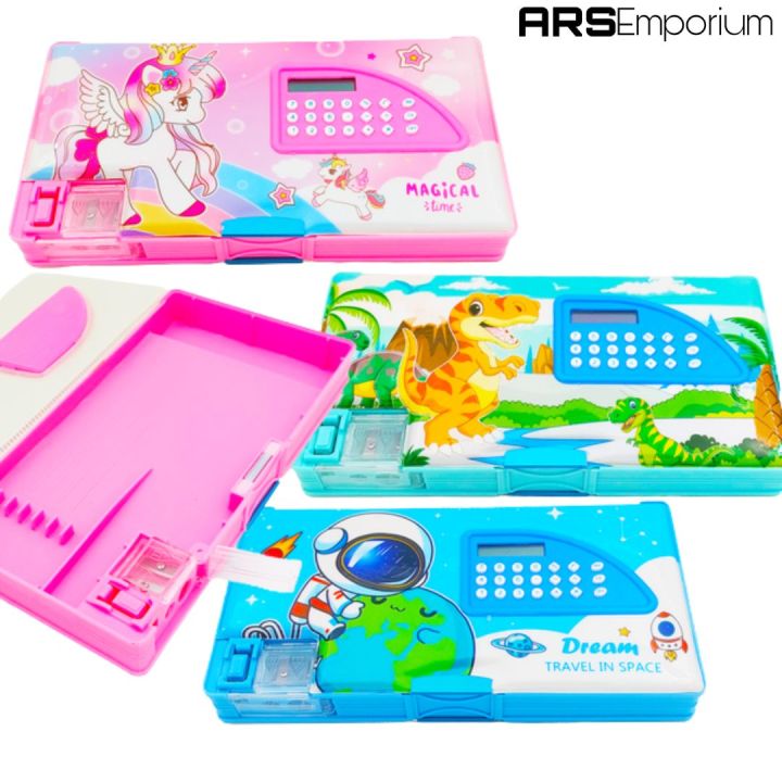 XL Size Multifunction Geometry Box with Calculator for Boys & Girls ...