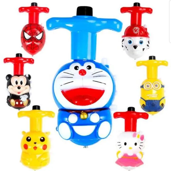 Spinning Top With Light & Music TOP SMILEY FACE BATTERY OPERATED It is ...