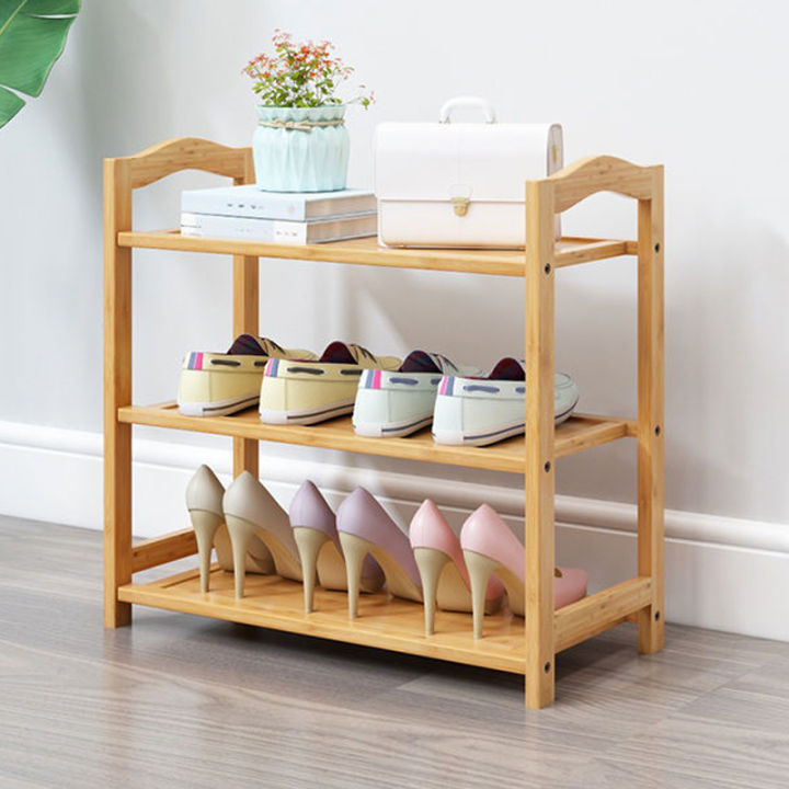 Wooden Shoe Rack Folding Shelf Multi purpose Shoe Rack Storage ...