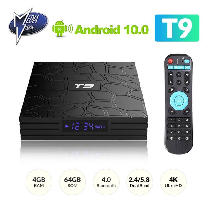 Imported T95h Android smart tv Box 4GB 64GB Wifi Quad core | Daraz.pk