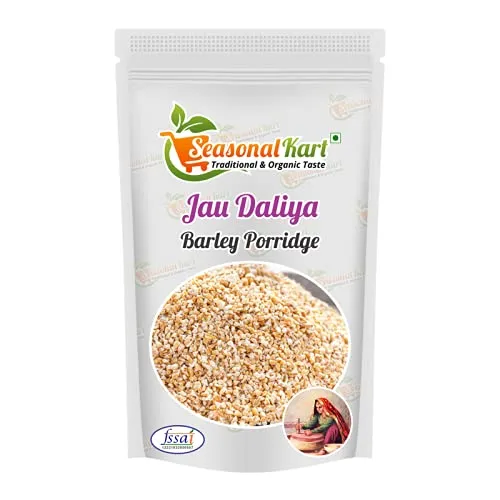 Seasonal Kart Organic Barley Daliya / Jau Dalia|Jau ka Daliya 0.5Kg ...
