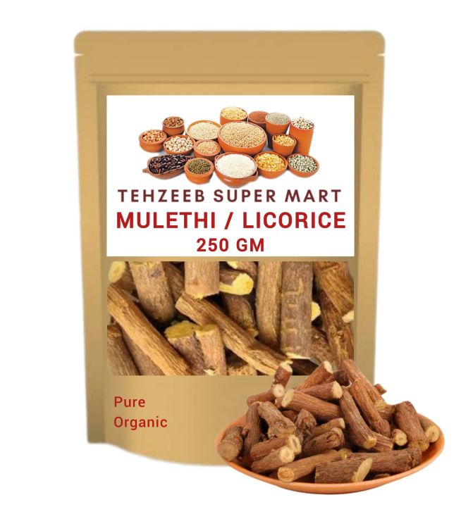 Licorice Root whole | Mulethi | Mulathi | 250gm | Daraz.pk