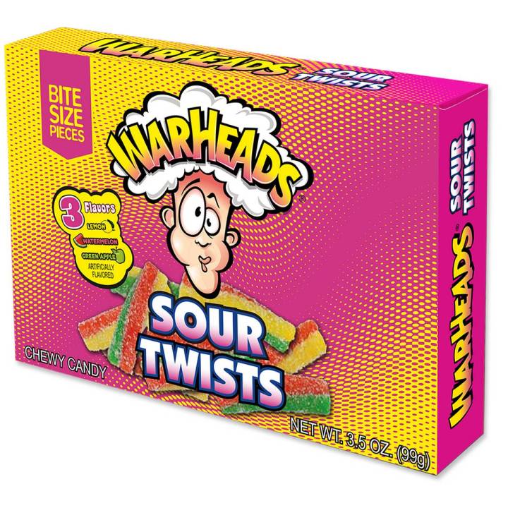 Warheaads Sour Twists Chewy Candy Packet of 99 grams | Daraz.pk