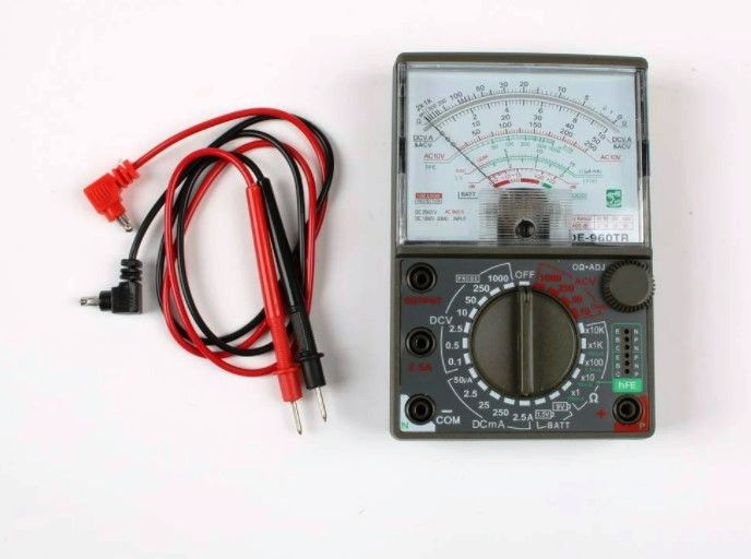 Analog Multimeter Use for AC, DC, Volt Ohm's Meter and Current | Daraz.pk