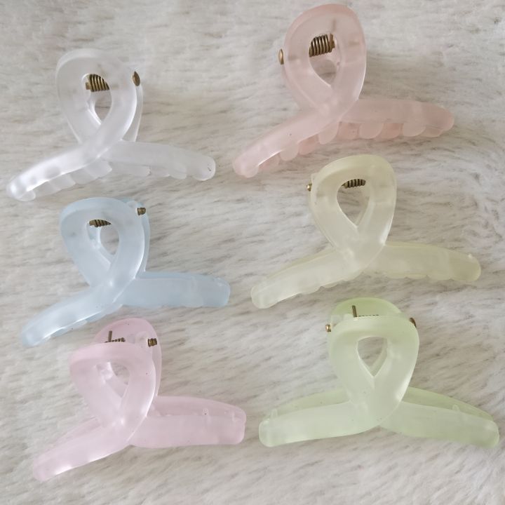 Transparent Hair Claws, Small 1.5-inch Clips, Pack of 3, 6, 12 ...