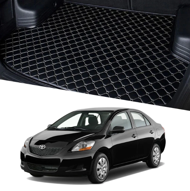 Toyota Belta 7D Custom Car Trunk Mat - Model 2005-2012 | Daraz.pk