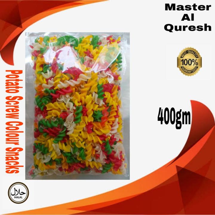 Potato Screw Colour Snacks 400gm (Same as Kolson Slanty) | Daraz.pk