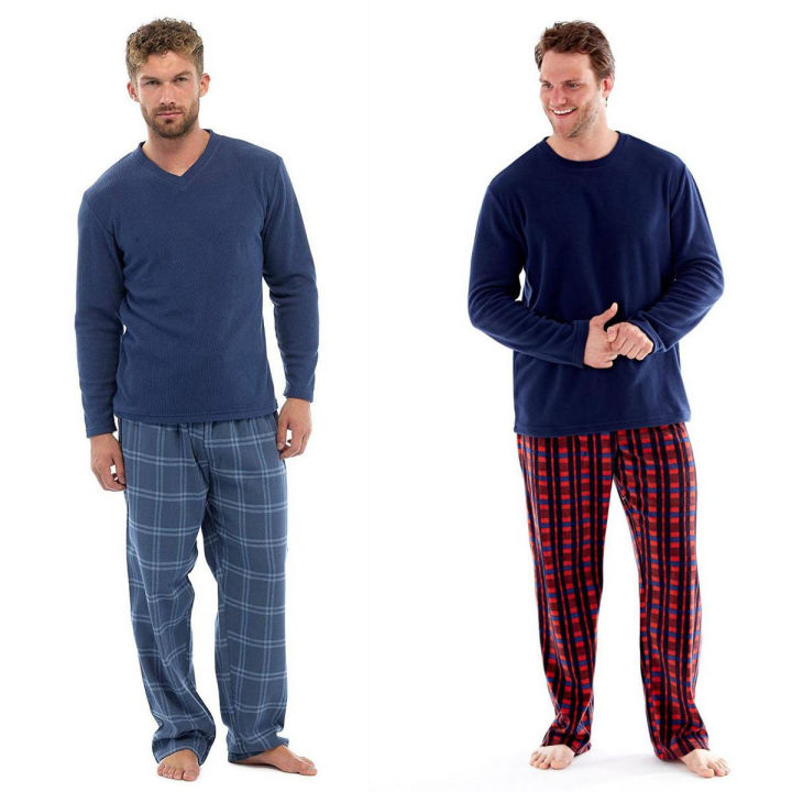 Pack of 4 - two Pajamas and two Full Sleeves T-shirts For Men | Daraz.pk